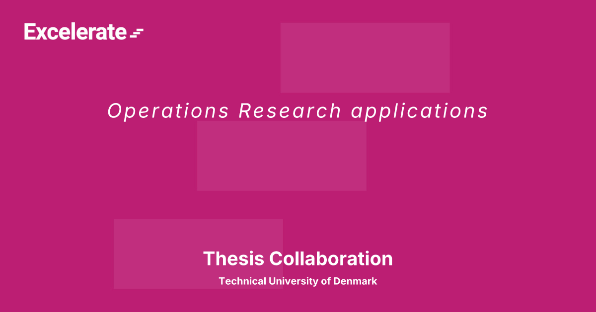 Operations Research applications