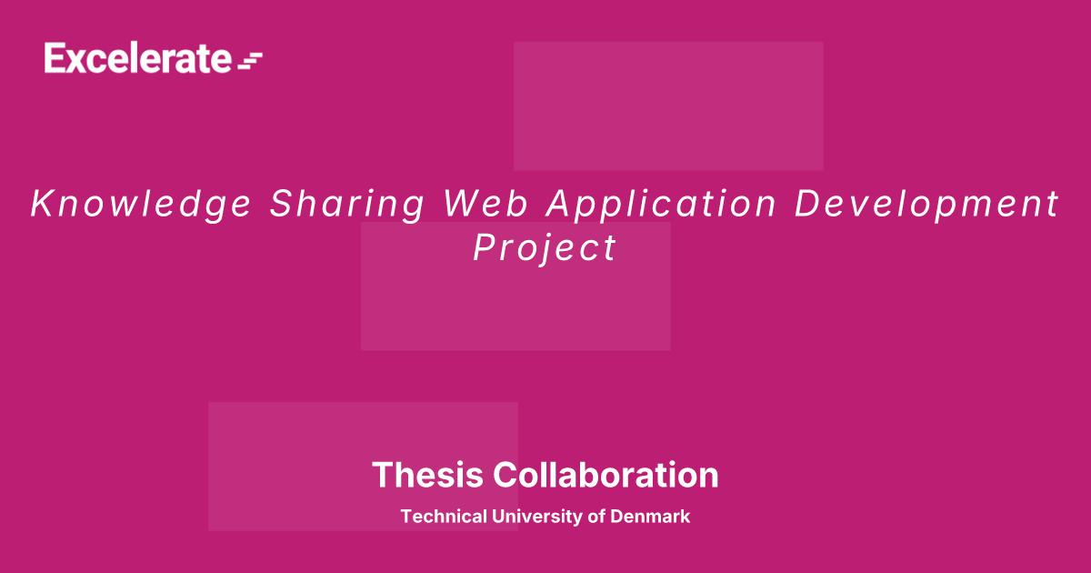 Knowledge Sharing Web Application Development Project