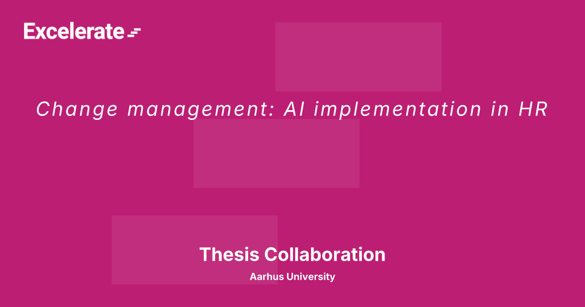 Change management: AI implementation in HR