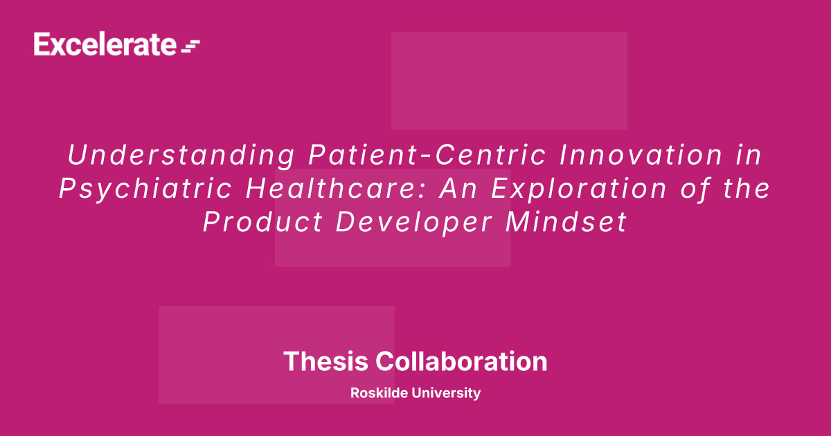 Understanding Patient-Centric Innovation in Psychiatric Heal...