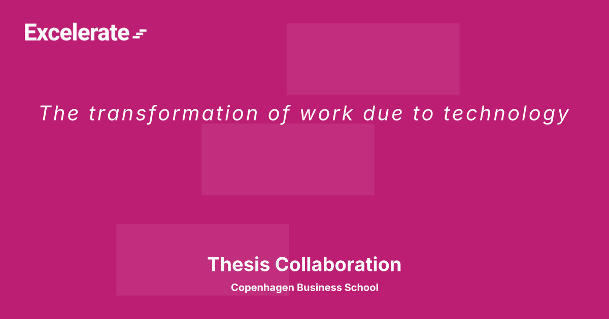 The transformation of work due to technology